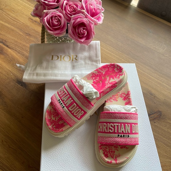 Dior | Shoes | New Collection Dior Slides Perfect Pink For Summer ...